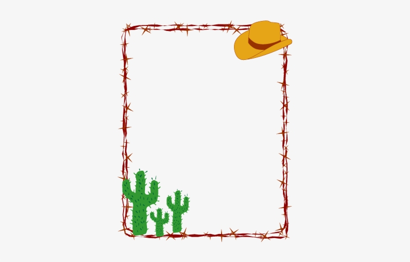 Vector Royalty Free Download Border Panda Free Images - Cowboy Border ...