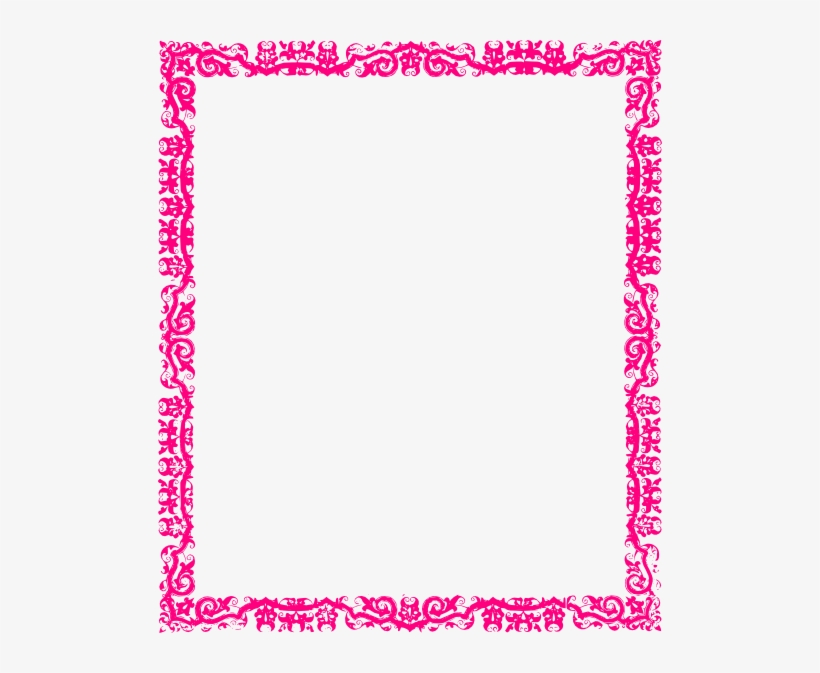 Pink Border Png - Border Design Pink Png PNG Image | Transparent PNG ...