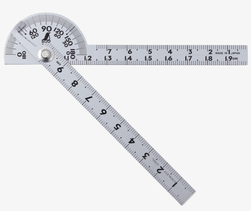 Shinwa Mini Protractor - Straight Edge Alat Ukur PNG Image ...