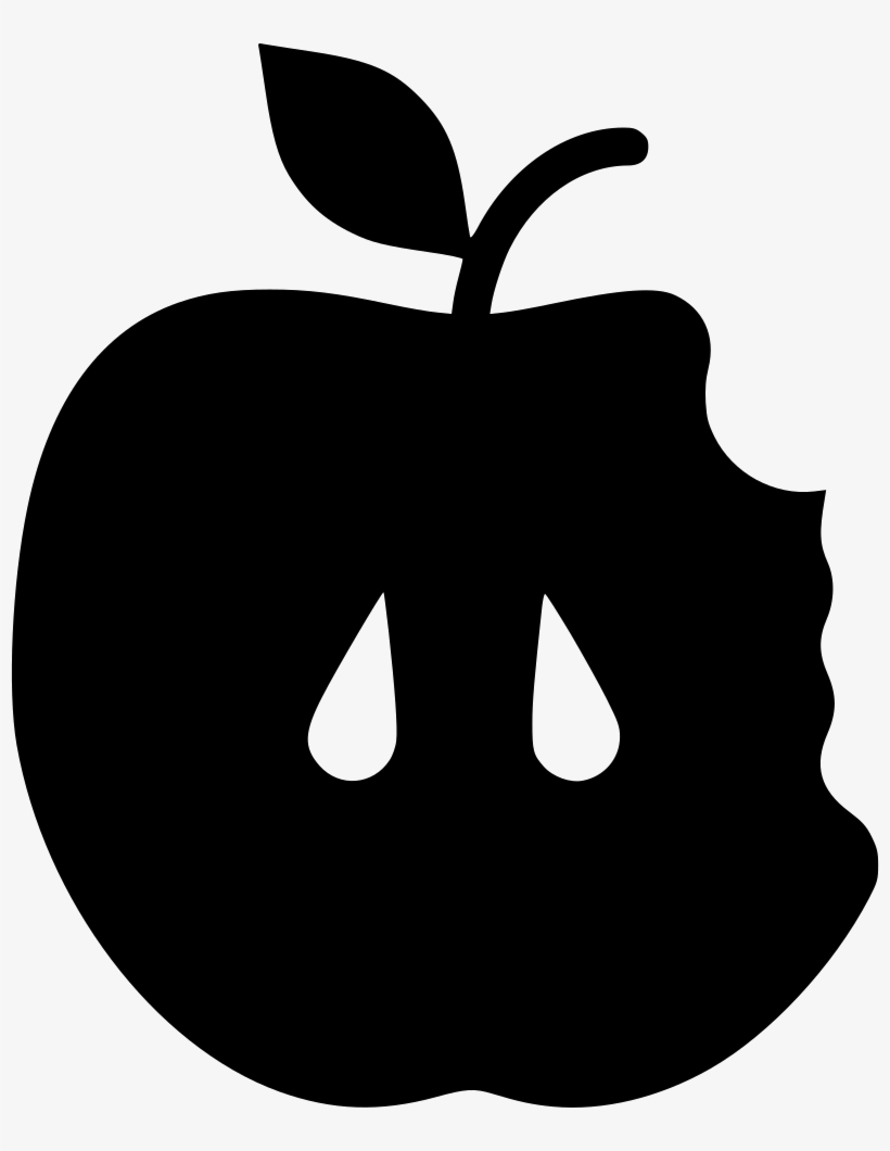 Download Bitten Apple - - Eaten Food Icon Png | Transparent PNG ...