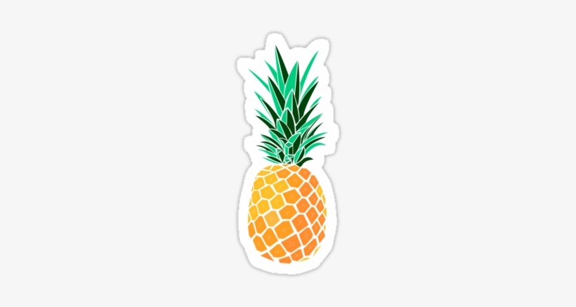 "pineapple" Stickers By Metroymedio - Pineapple Sticker PNG Image ...