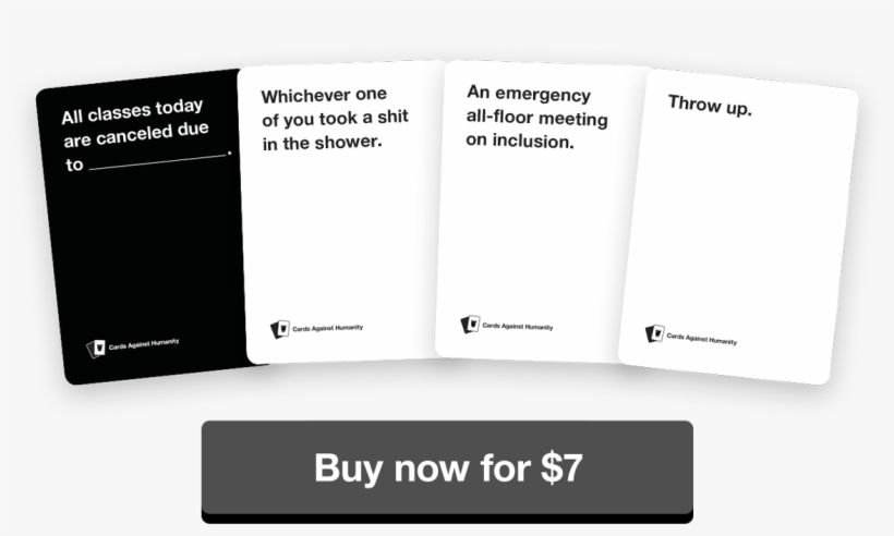 Both Versions Of The New Expansion Are Available As - Cards Against ...