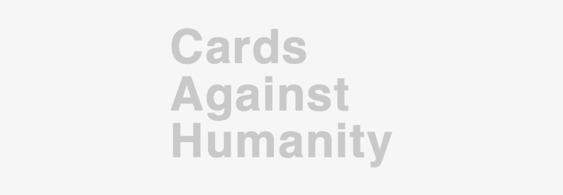 Download Logo Cah - Cards Against Humanity Logo Png | Transparent PNG ...