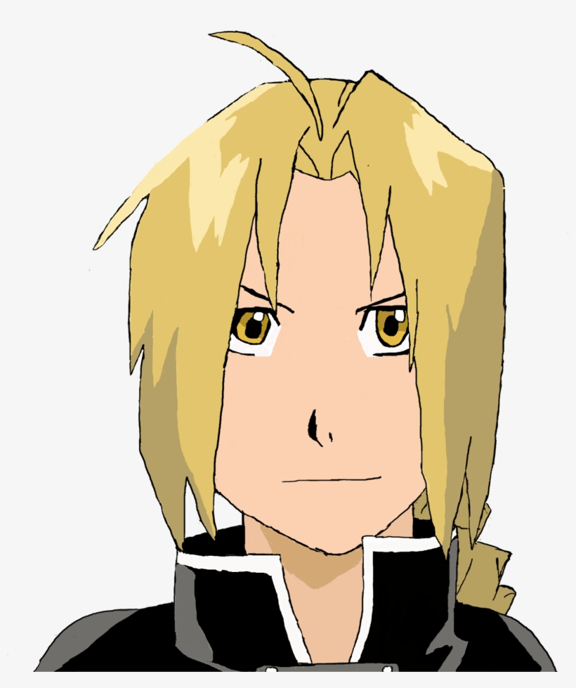 Drawing Of Edward Elric - Cartoon PNG Image | Transparent PNG Free ...