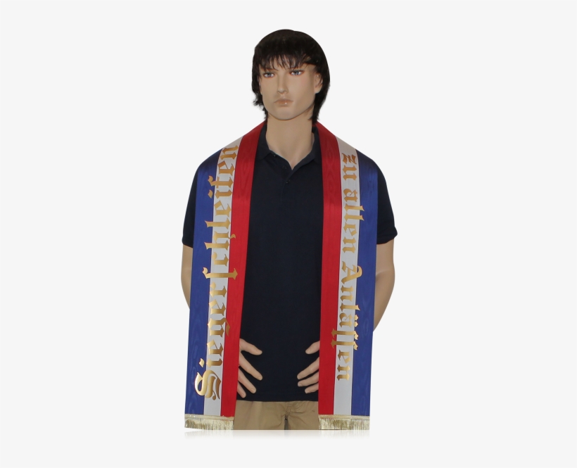 Dark Blue White Red Ribbon - Stole PNG Image | Transparent PNG Free ...