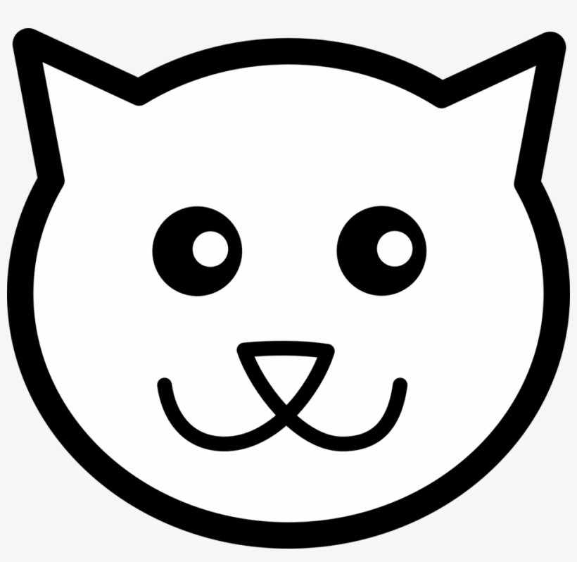 Download Cat Line Art - Cat Face Cartoon Drawing | Transparent PNG ...