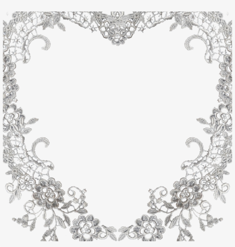 Download Lace Border Frame Png Stock - Transparent Background Lace ...
