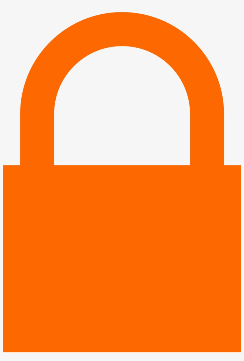 Download Open - Orange Lock Icon Png | Transparent PNG Download | SeekPNG