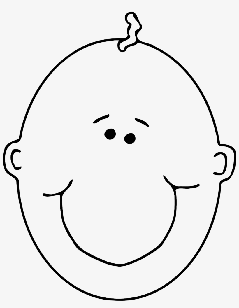 Clip Art Black And White Library Outline Clip Art At - Happy Outline ...