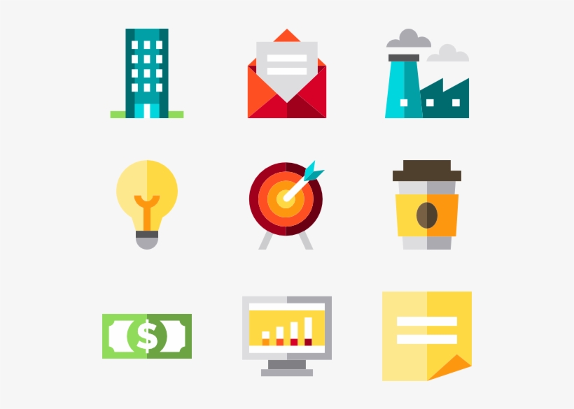 Download Business And Office - Flat Office Icon Png | Transparent PNG ...