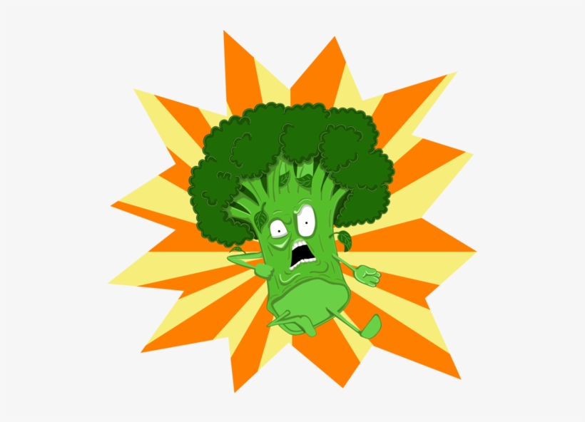 Karate Broccoli Explosion - Infant Bodysuit PNG Image | Transparent PNG ...