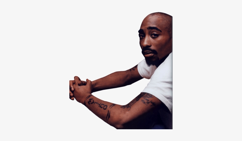 Tupac Shakur Right - Tupac With White Background PNG Image ...