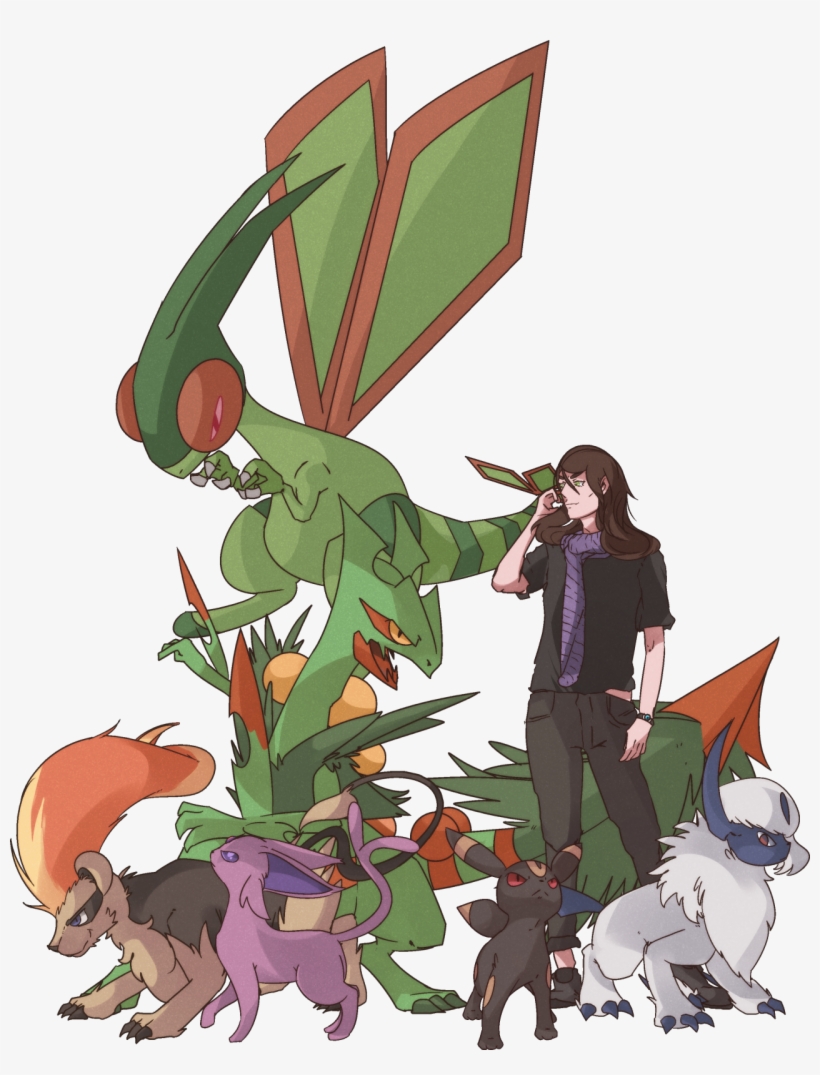 Download Mixed Gen Champion Team Commission Kaenjishi, Flygon ...