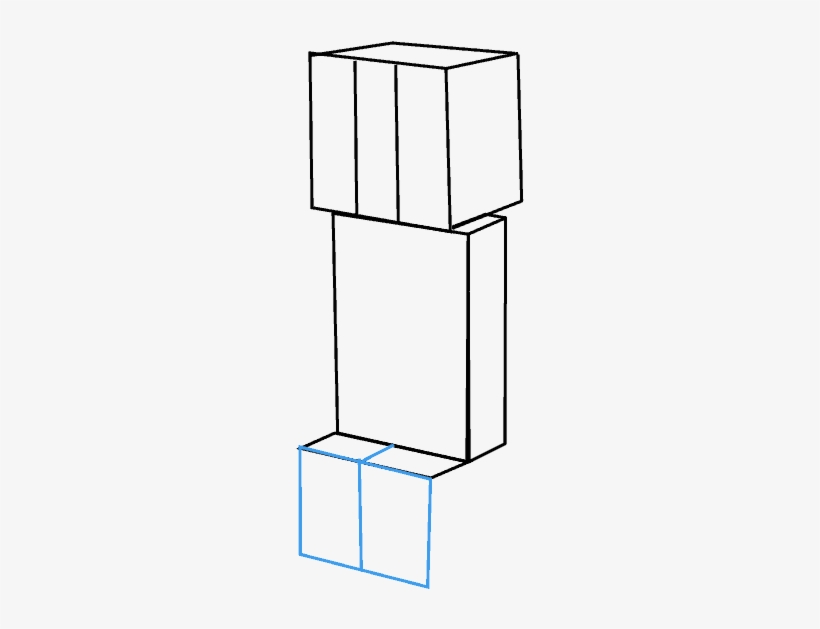 Download Minecraft Creeper Drawing - Draw Minecraft How To Creeper ...