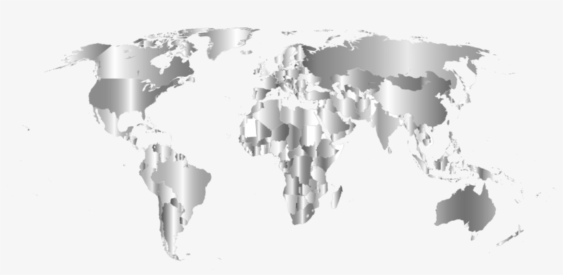 Download World Map Robinson Projection Population - World Political Map ...
