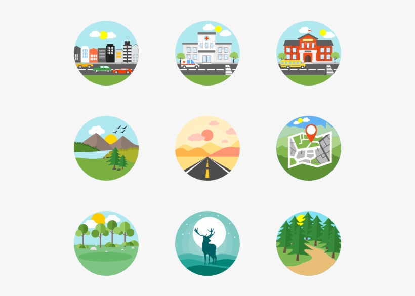 Landscapes - Landscape Icon PNG Image | Transparent PNG Free Download ...