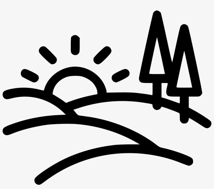 Country Side Rural Landscape Trees Scenery Comments - Country Side Icon ...