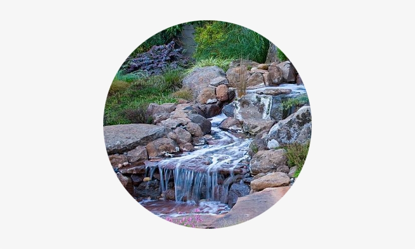 Waterfall-circle - Circle Landscapes Transparent PNG Image ...