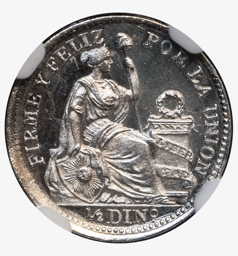 1908/7-fg Peru Silver 1/2 Dinero Km - Award PNG Image | Transparent PNG ...