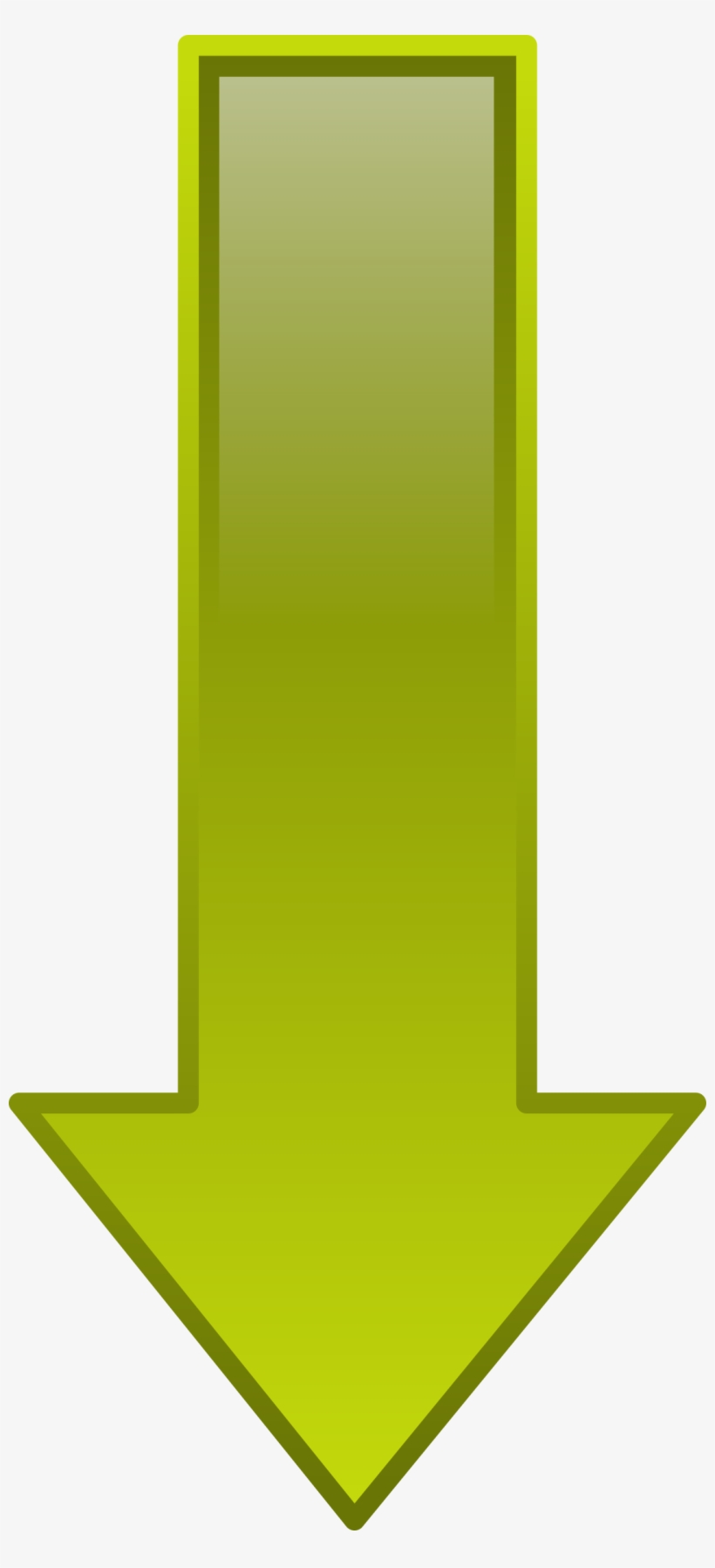 This Free Icons Png Design Of Arrow Down Yellow PNG Image | Transparent ...