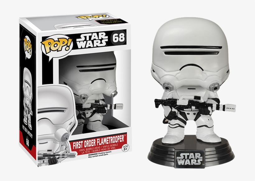 First Order Flametrooper Episode - Funko Pop Star Wars 68 PNG Image ...