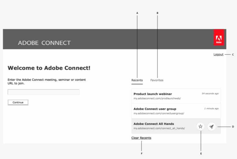 Adobe Connect Application Welcome Screen - Adobe Flex PNG Image ...
