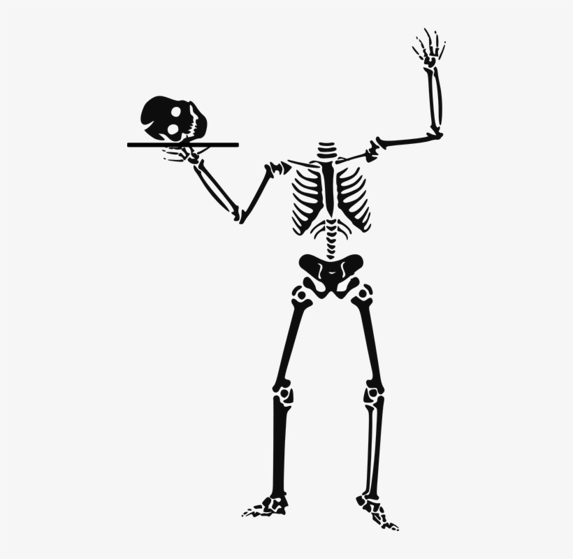 “spooky, Scary Skeletons” - Skeleton Clipart PNG Image | Transparent ...