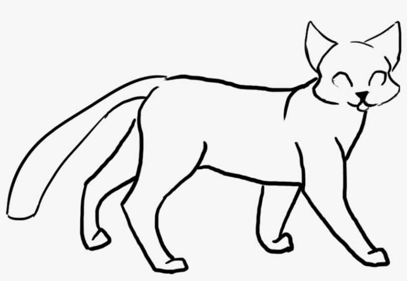 Cat Line Drawings - Drawing PNG Image | Transparent PNG Free Download ...