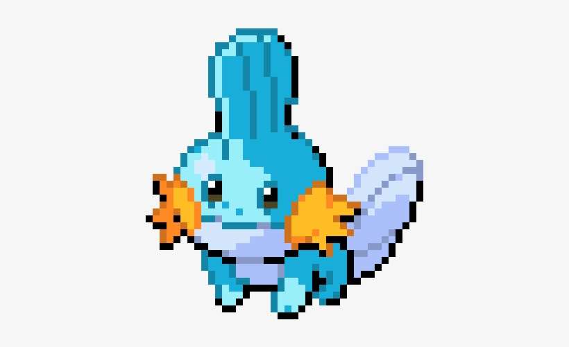 Download Mudkip - Mudkip Pixel Art Png | Transparent PNG Download | SeekPNG
