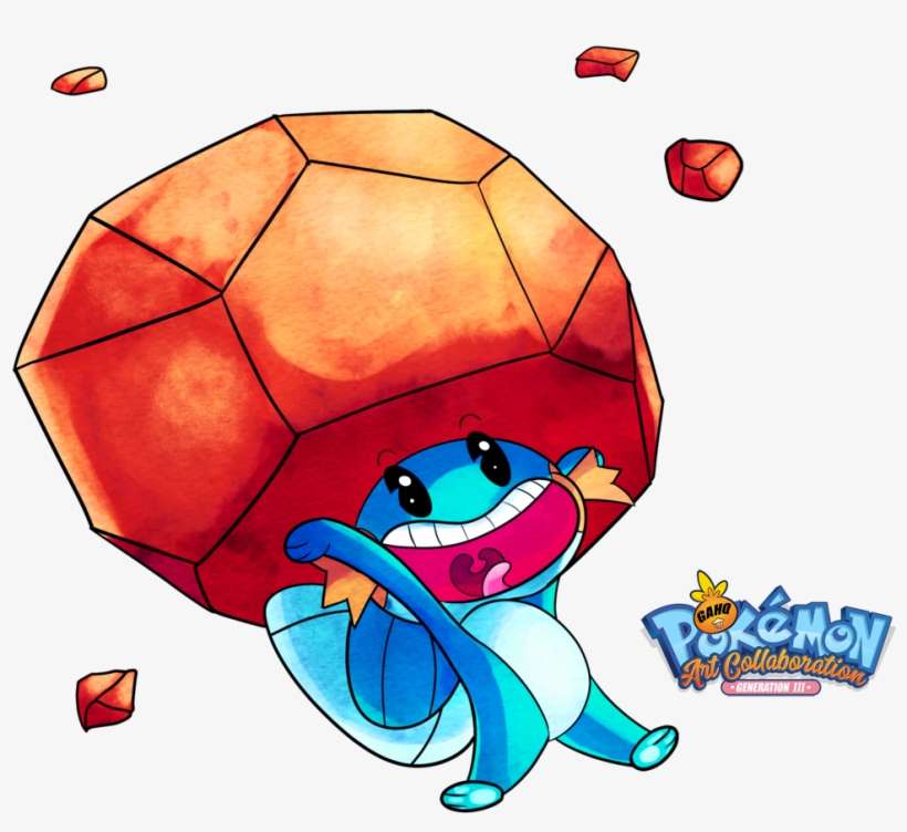 Pokemon Generation Iii Art Tribute Mudkip Png Mudkip - Digital Art PNG ...