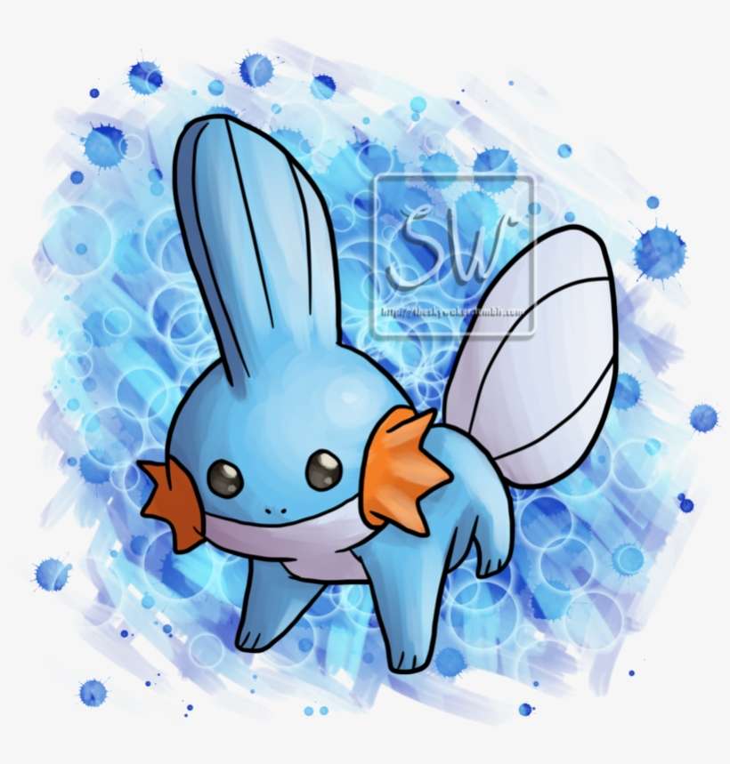 Mudkip By Theskywaker-d87yyuo - Mudkip PNG Image | Transparent PNG Free ...