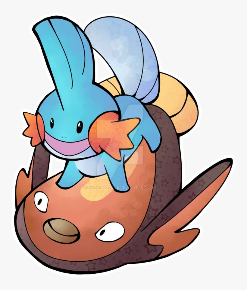 Mudkip And Stunfisk By Natachouille On Deviantart - Pokemon Stunfisk ...