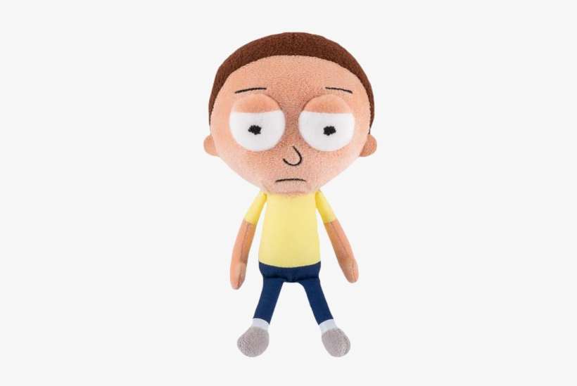 Rick - Funko Rick And Morty Galactic Plushies Morty Mad Plush PNG Image ...