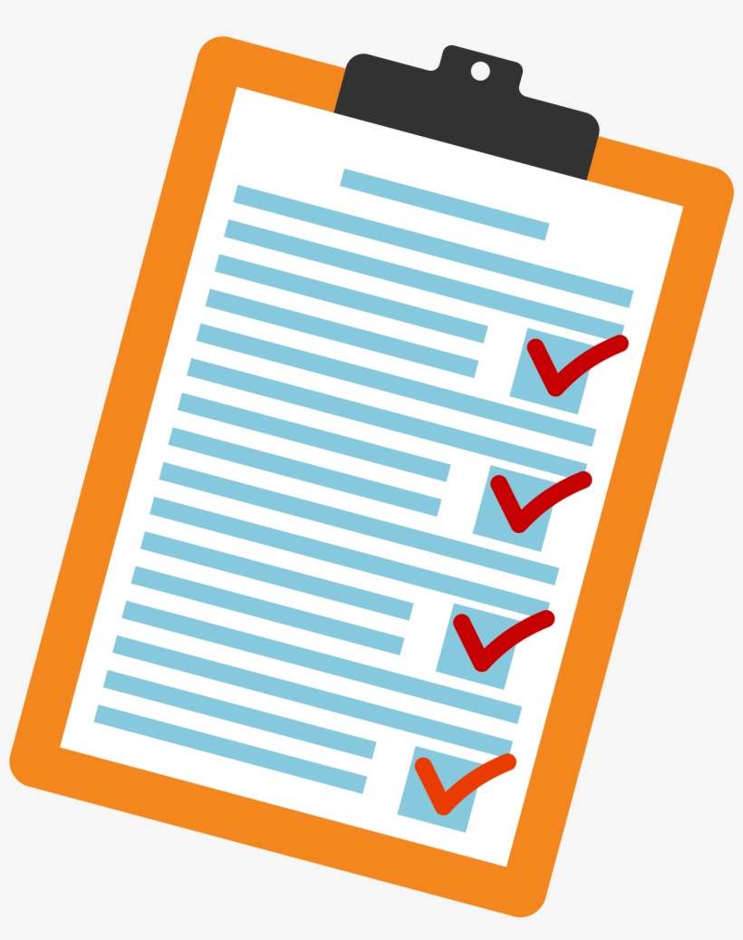 Transparent Clipboard Clear - Questionnaire Clipart PNG Image ...