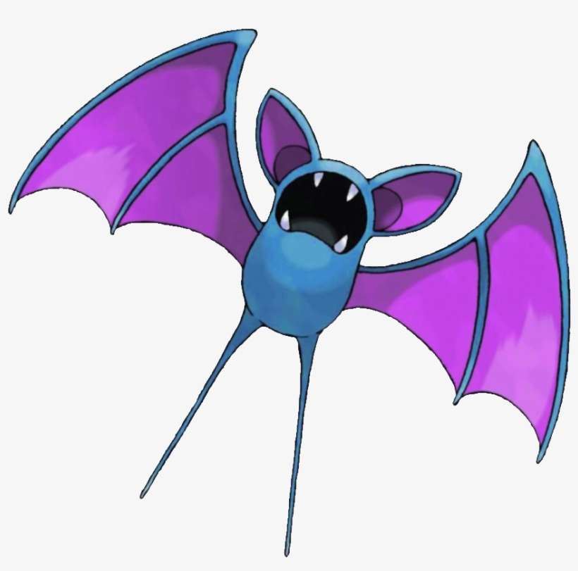 Zubat - Pokemon Zubat And Golbat PNG Image | Transparent PNG Free ...