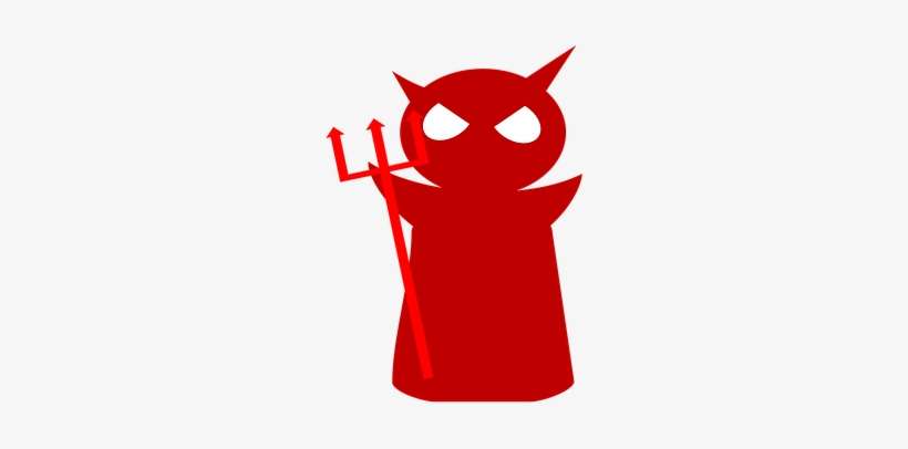 Devil Red Pitch Fork Icon Avatar Devil Dev - 魔鬼 藏 在 細節 裡 PNG Image ...