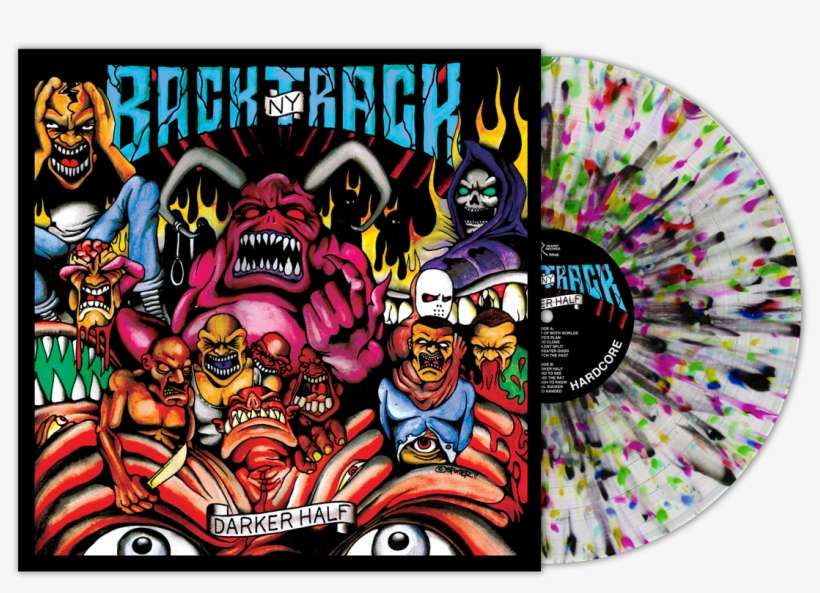 720 Rainbow Splatter Clear Vinyl - Backtrack Darker Half PNG Image ...