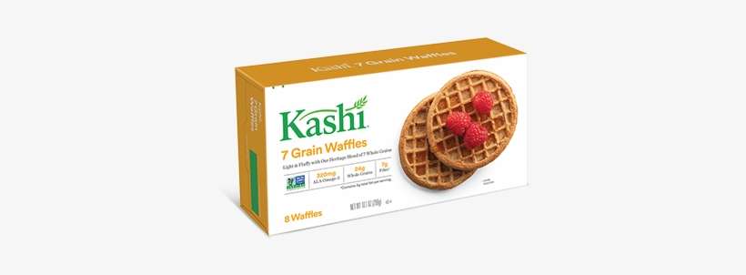 Kashi® Waffles, 7 Grain - Kashi Waffles PNG Image | Transparent PNG ...