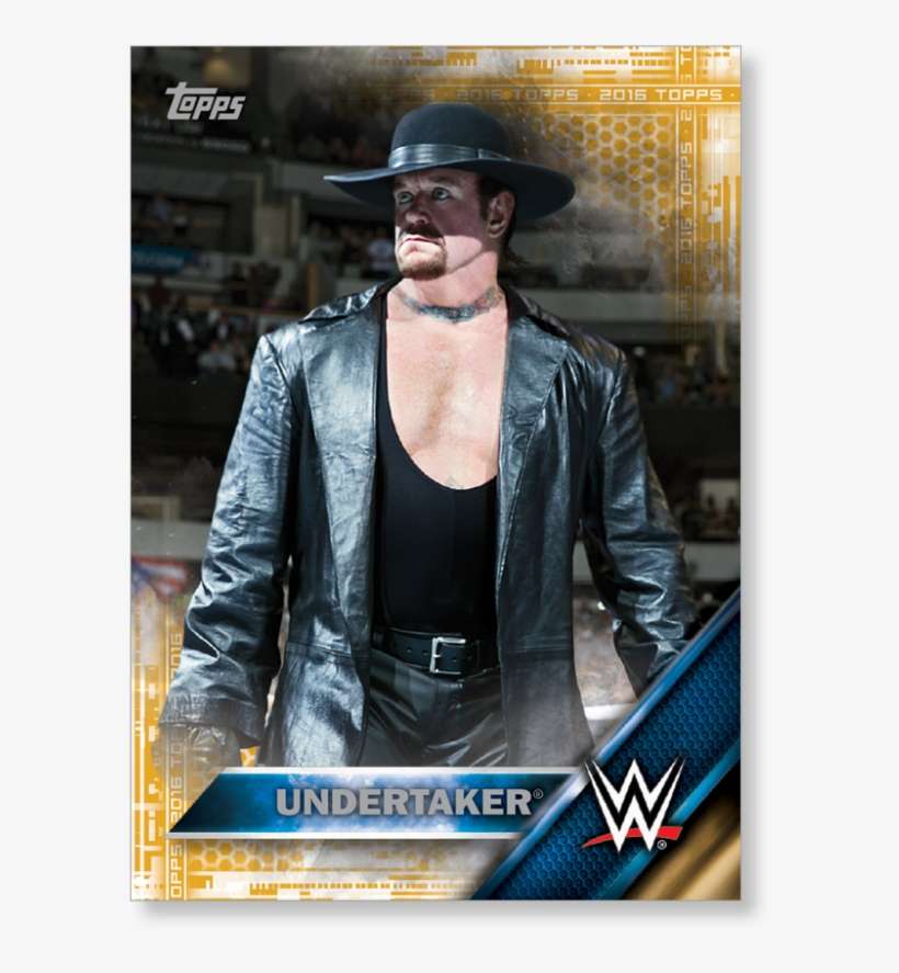 Undertaker - Ww 2016 Card Undertaker Gold PNG Image | Transparent PNG ...
