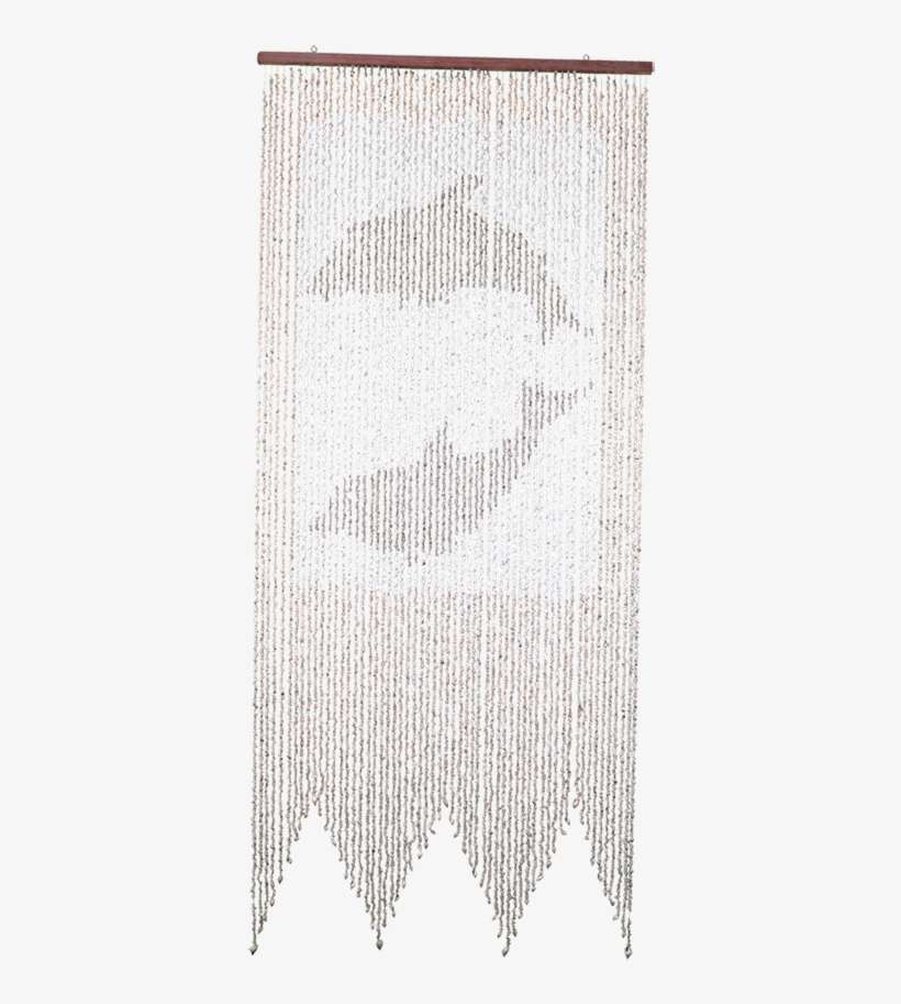 Shell Window Curtain With Dolphin Design - Scarf PNG Image ...