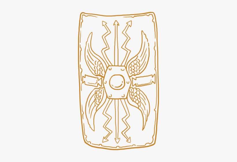 Roman Shield Clipart
