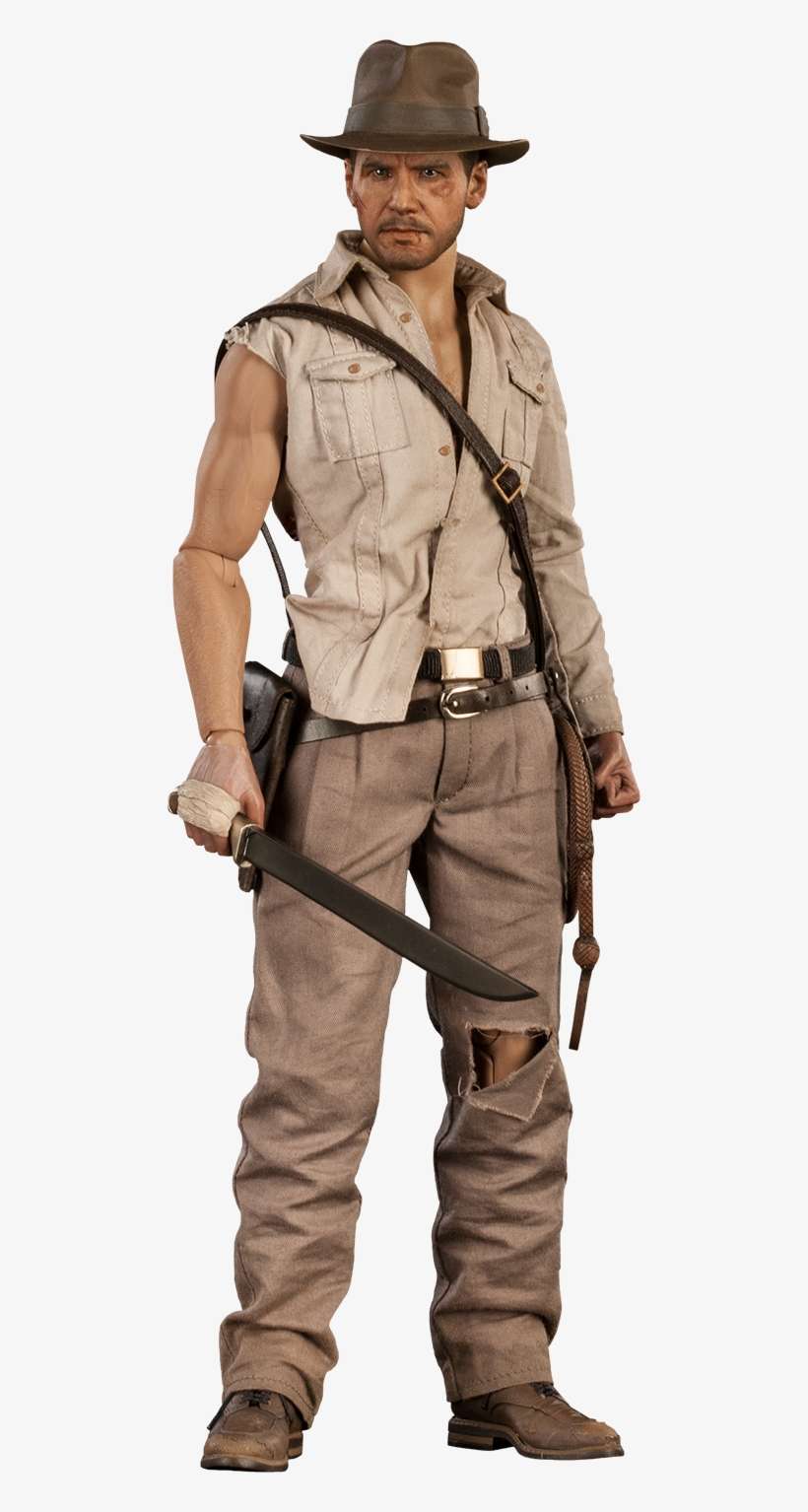 Indiana Jones Sideshow - Indiana Jones 12" Figure PNG Image ...