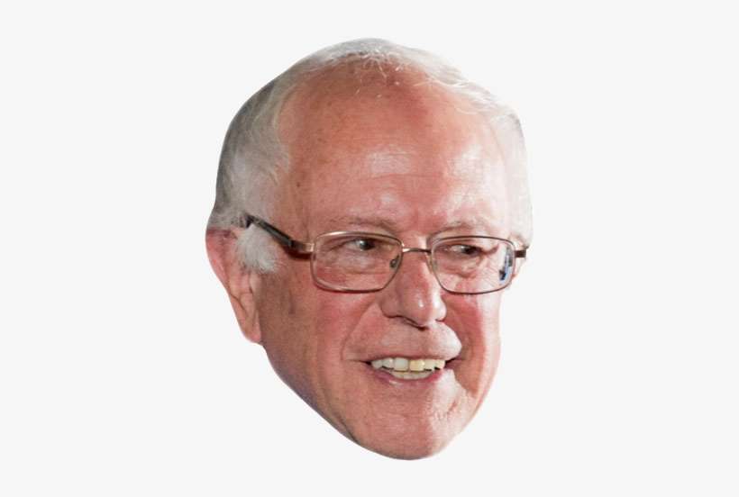 Creepy Floating Sanders - Bernie Sanders Celebrity Mask, Cardboard Face ...