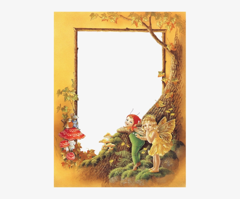 Download Kids Autumn Transparent Photo Frame Cute Frames, Picture ...