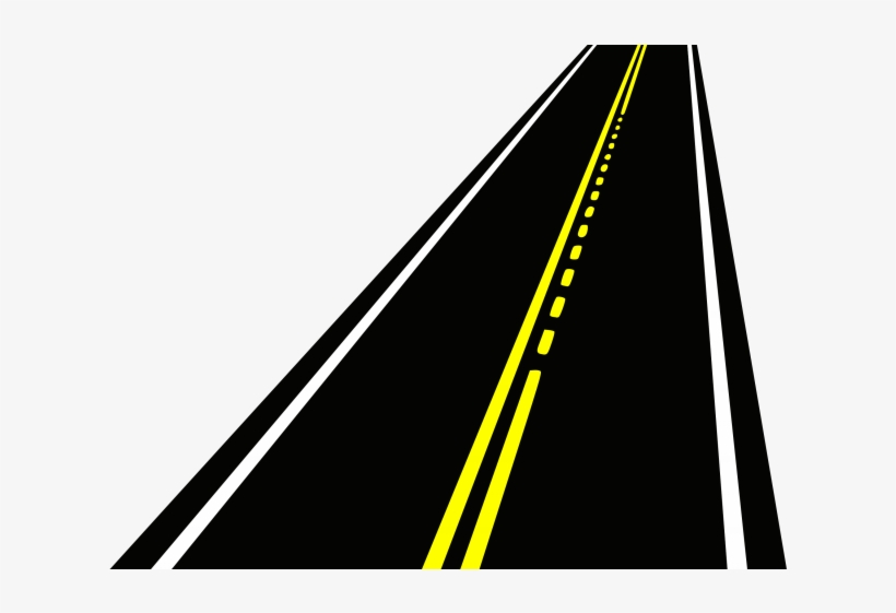 Vector Black And White Library Highway Clipart Free - Road Clipart Gif ...