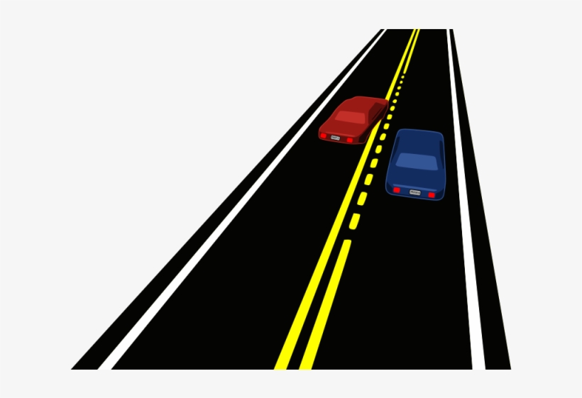 Street Clipart Straight Path - Road With Cars Clipart PNG Image ...