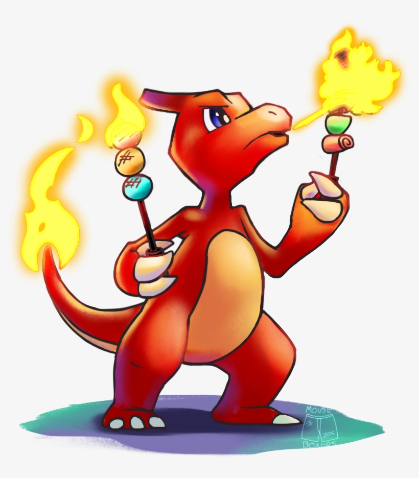 005 Charmeleon - Cartoon PNG Image | Transparent PNG Free Download on ...
