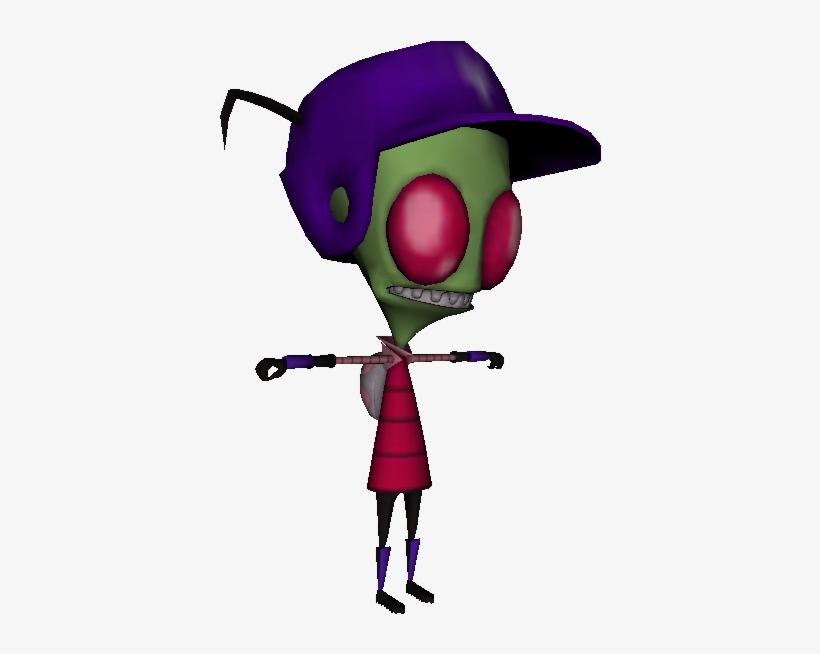 Download Download Zip Archive - Invader Zim Model | Transparent PNG ...