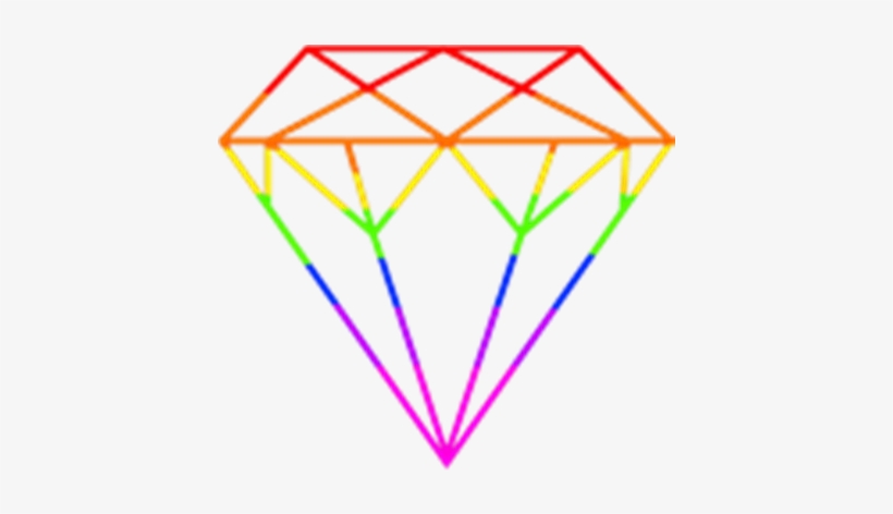 Download Diamond Clipart Rainbow - Diamond Clipart | Transparent PNG ...