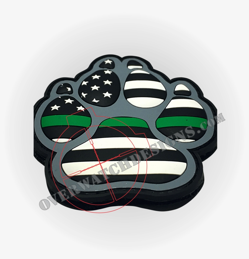 Thin Green Line K9 Patch - Illustration PNG Image | Transparent PNG ...